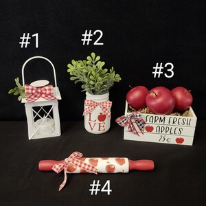 Apple Tiered Tray Decor, Fall Apple Orchard Farmhouse Decor, Apple ...