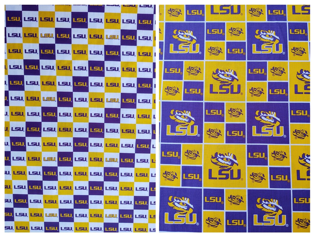 Louisiana State University LSU Tigers NCAA College Logo 100% Cotton ...