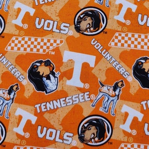 University of Tennessee Vols NCAA College Logo 100% Cotton Fabric by ...