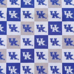 University of Kentucky Wildcats NCAA College Logo 100% Cotton Fabric by ...