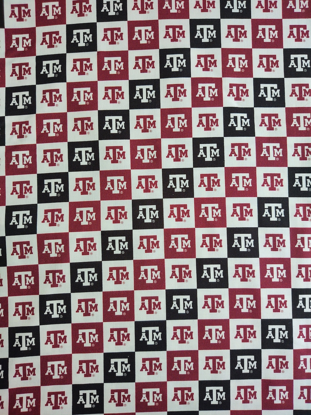 University of Texas A&M NCAA College Logo 100% Cotton Fabric by the ...