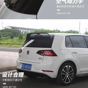 Volkswagen VW Golf 7 MK7 7.5 Tsi GTI R E-golf Spoiler 2014-2021 ABS ...