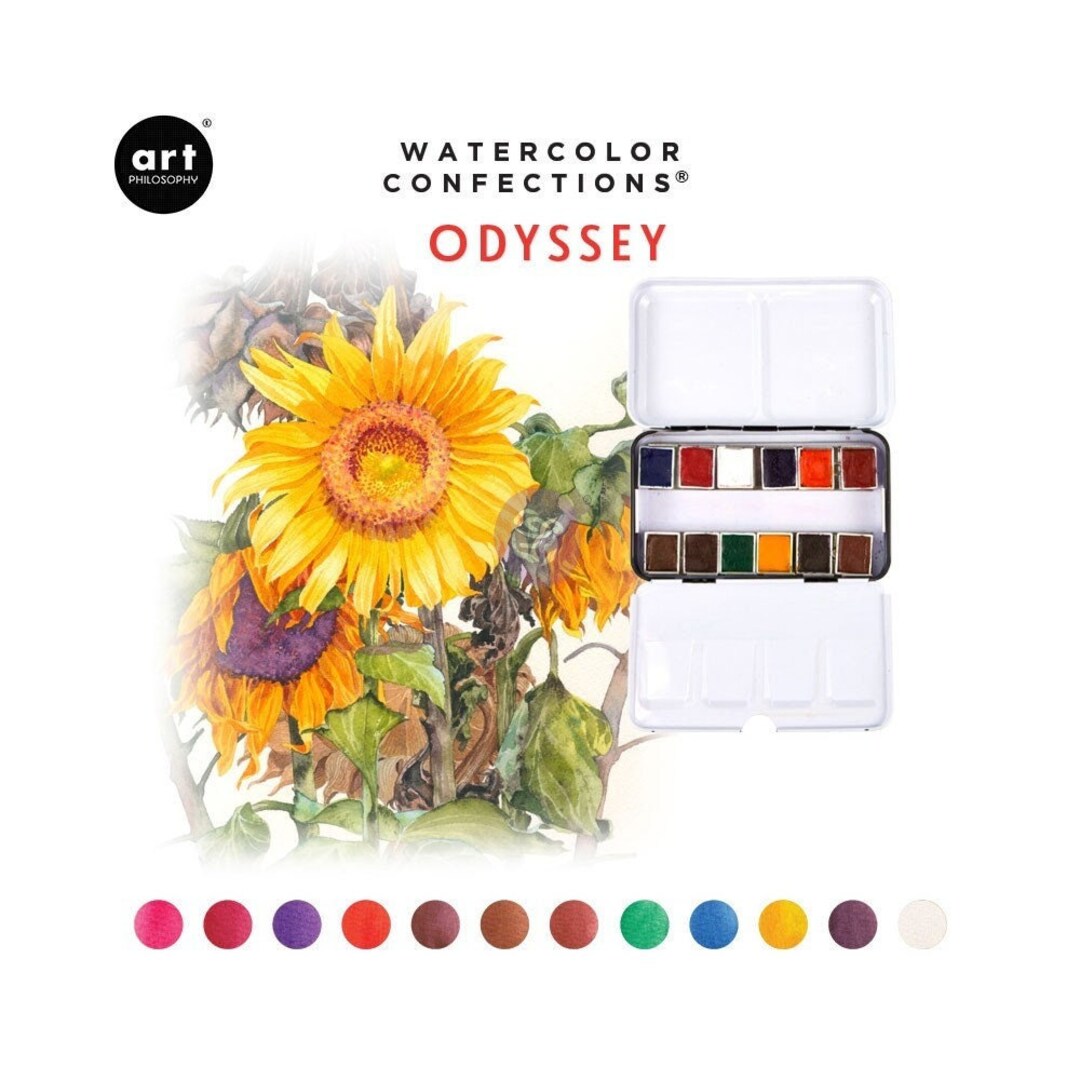 Watercolor Confections Odyssey for Painting and Calligraphy ...