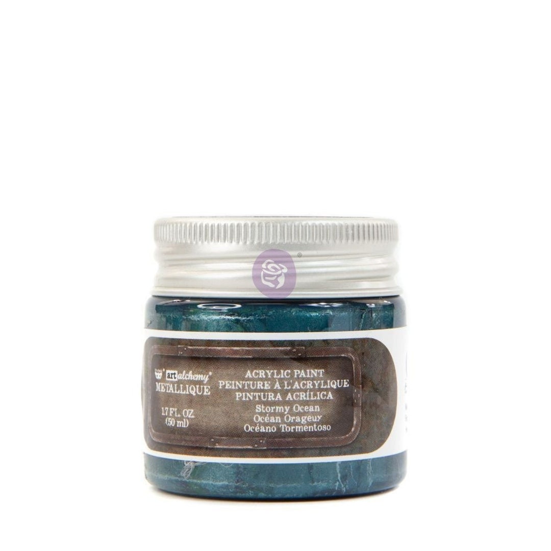 Art Alchemy Metallique Acrylic Paint Stormy Ocean 1.7 Fl.oz 50ml Paints ...