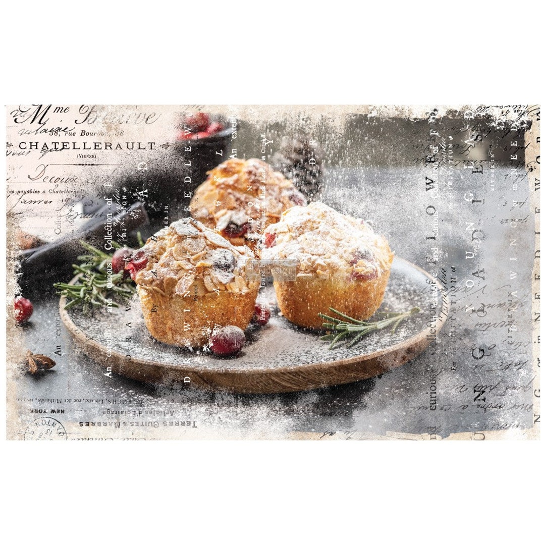 Redesign With Prima Decoupage Decor Tissue Paper Warm Desserts 19"x30 ...