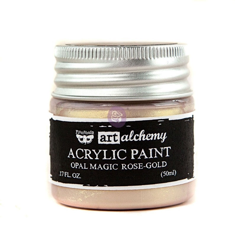 Art Alchemy: Acrylic Paint Opal Magic Rose Gold 1.7 Fl.oz 50ml Paints ...