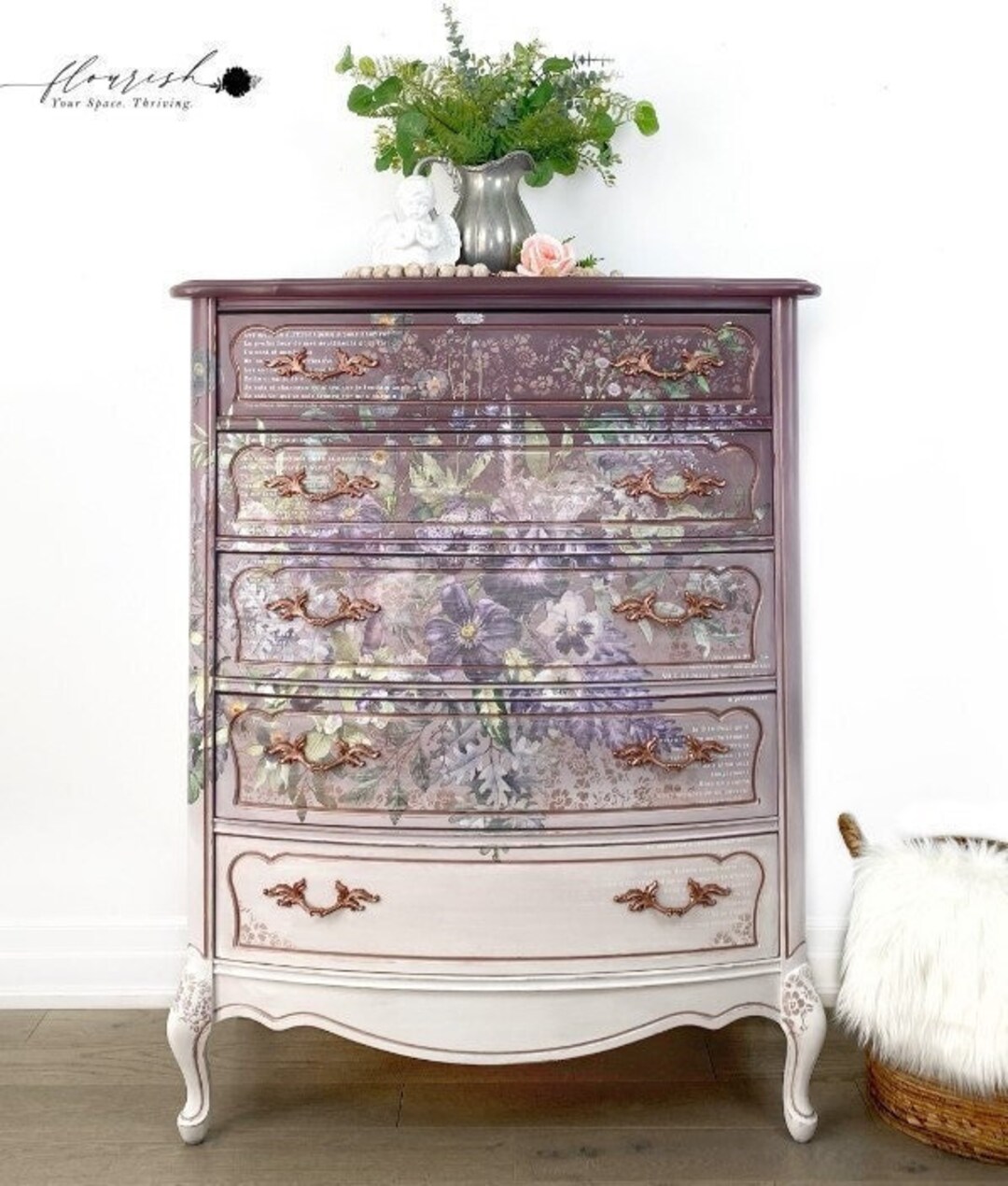 Redesign With Prima Decor Transfers Vigorous Violet 48"x35" Rub on ...