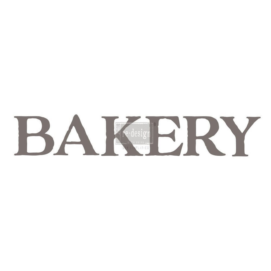 Redesign With Prima Decor Transfers Bakery 27"x16" Rubon Decal Rubon ...