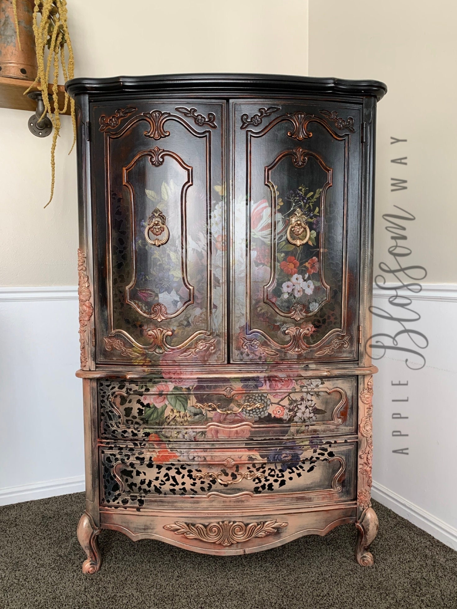 Redesign With Prima Decor Transfers Wondrous Floral 22x34 Rub on ...