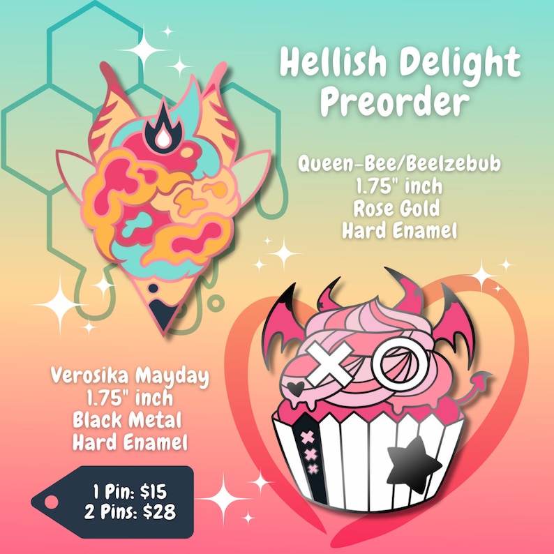 Hellish Delight Beelzebub and Verosika - Etsy