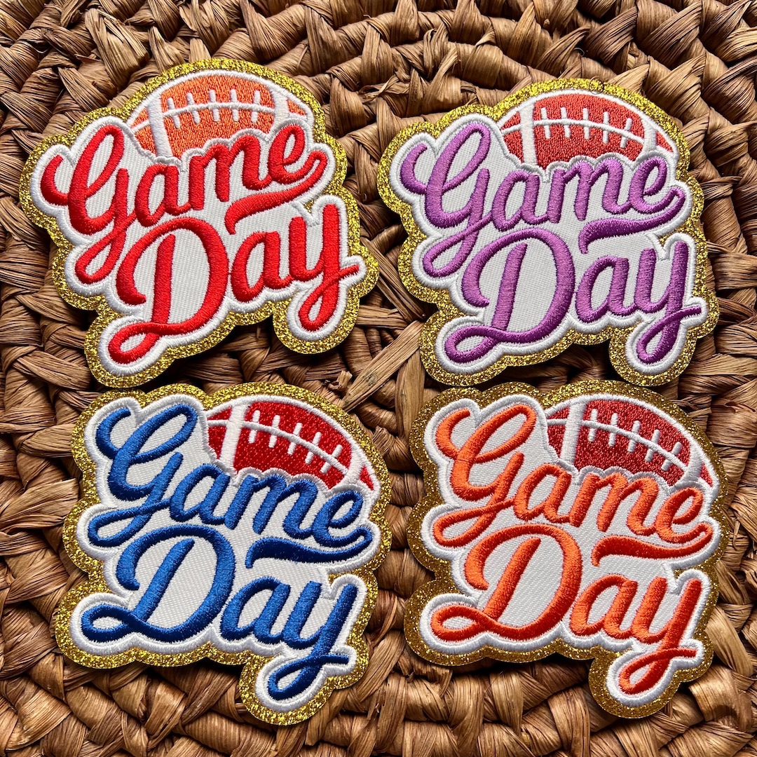 Game Day Iron on Patches, Southern Patches, Trendy Hat Patch, Football ...