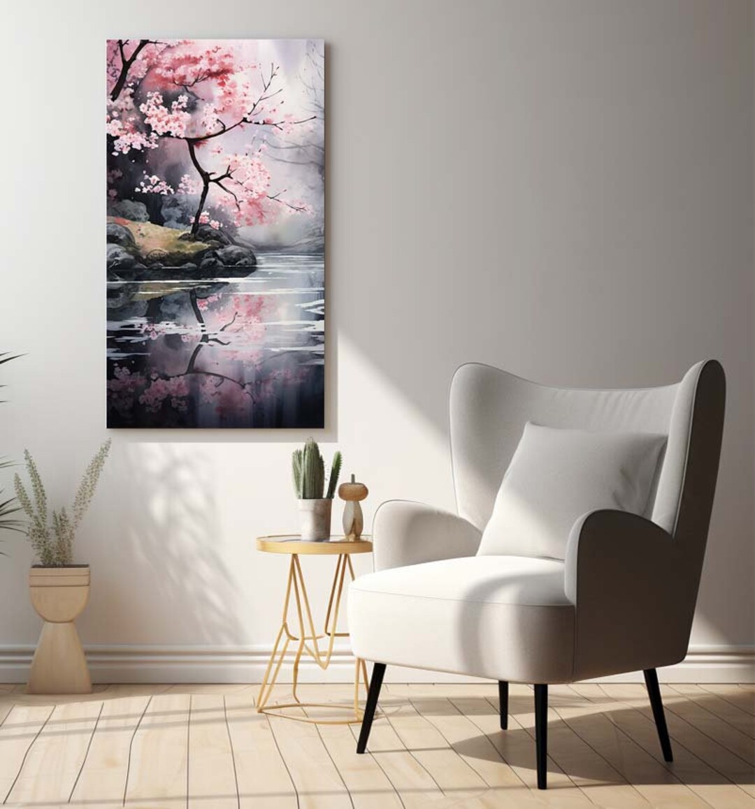 Cherry Blossom Poster Japanese Print Classic Gift Cherry Blossoms ...