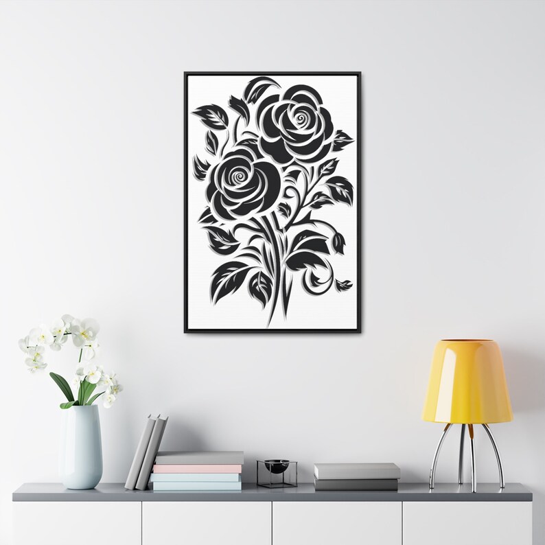 Floral_52a__gallery Canvas Wraps, Vertical Frame - Etsy