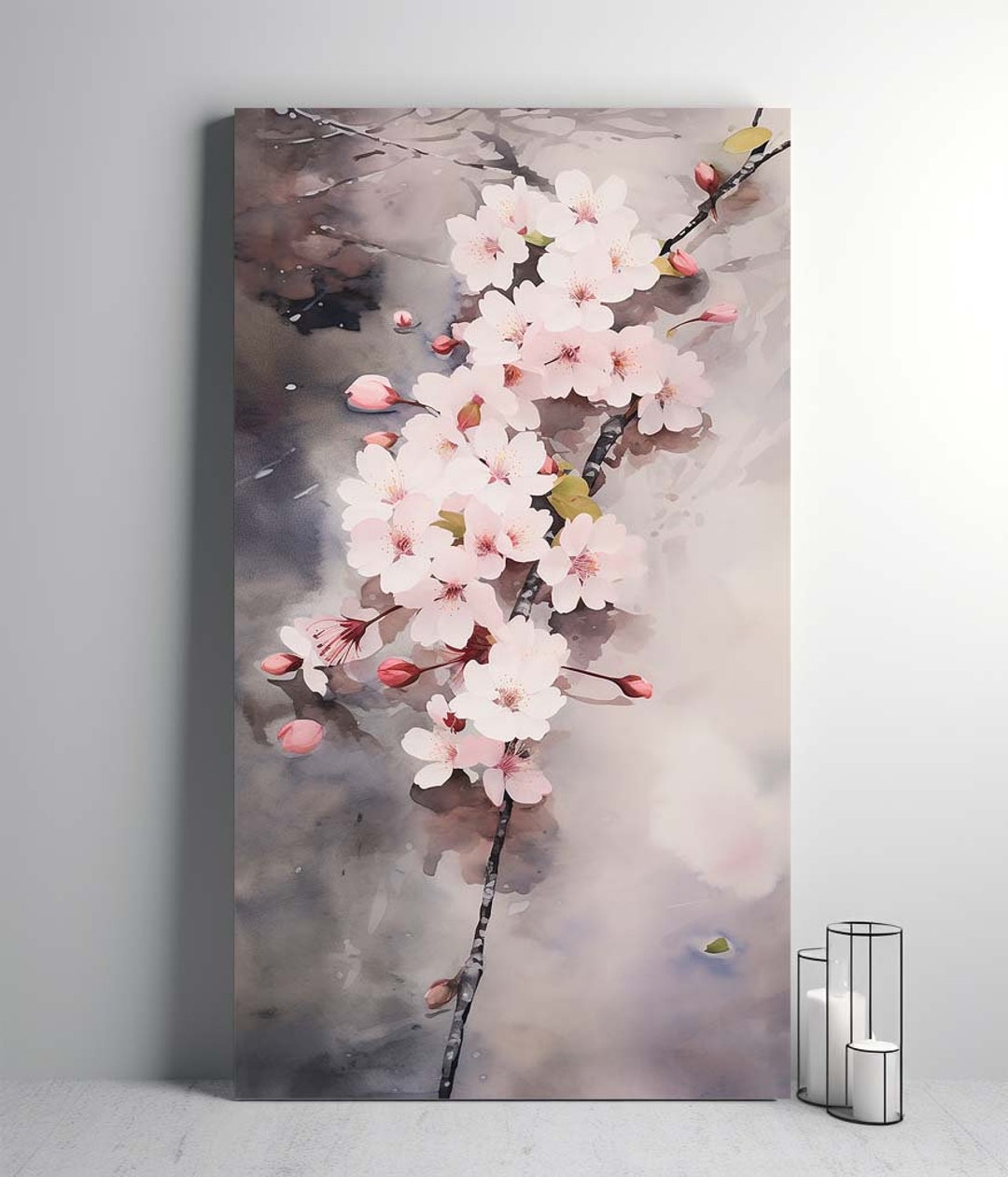 Cherry Blossom Poster Japanese Print Classic Gift Cherry Blossoms ...