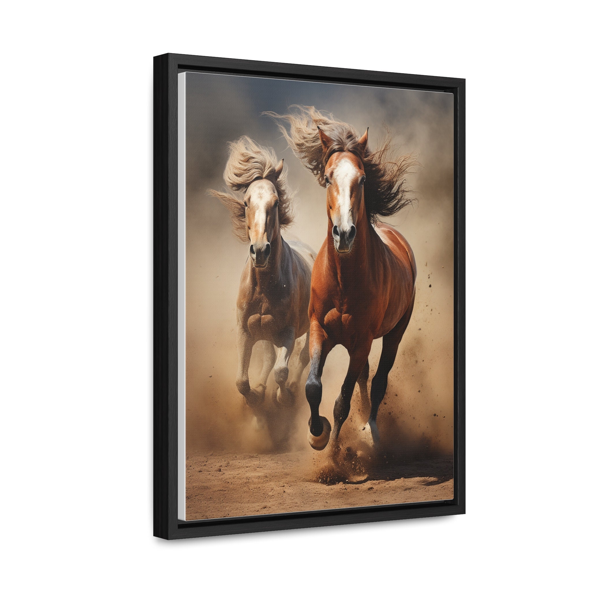 Running Horses Print Horse Wall Art Animal Posters Framed Horse ...