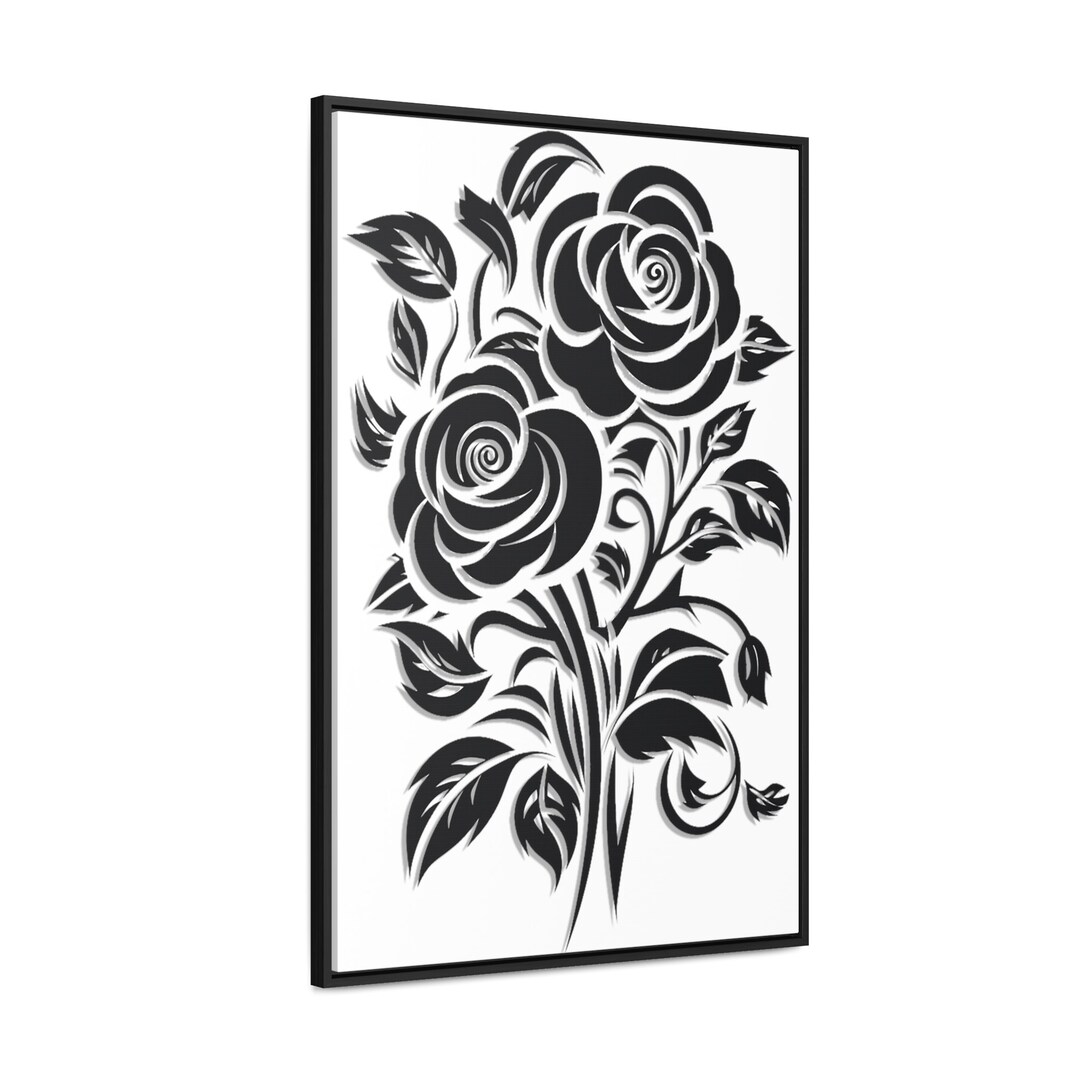 Floral_52a__gallery Canvas Wraps, Vertical Frame - Etsy