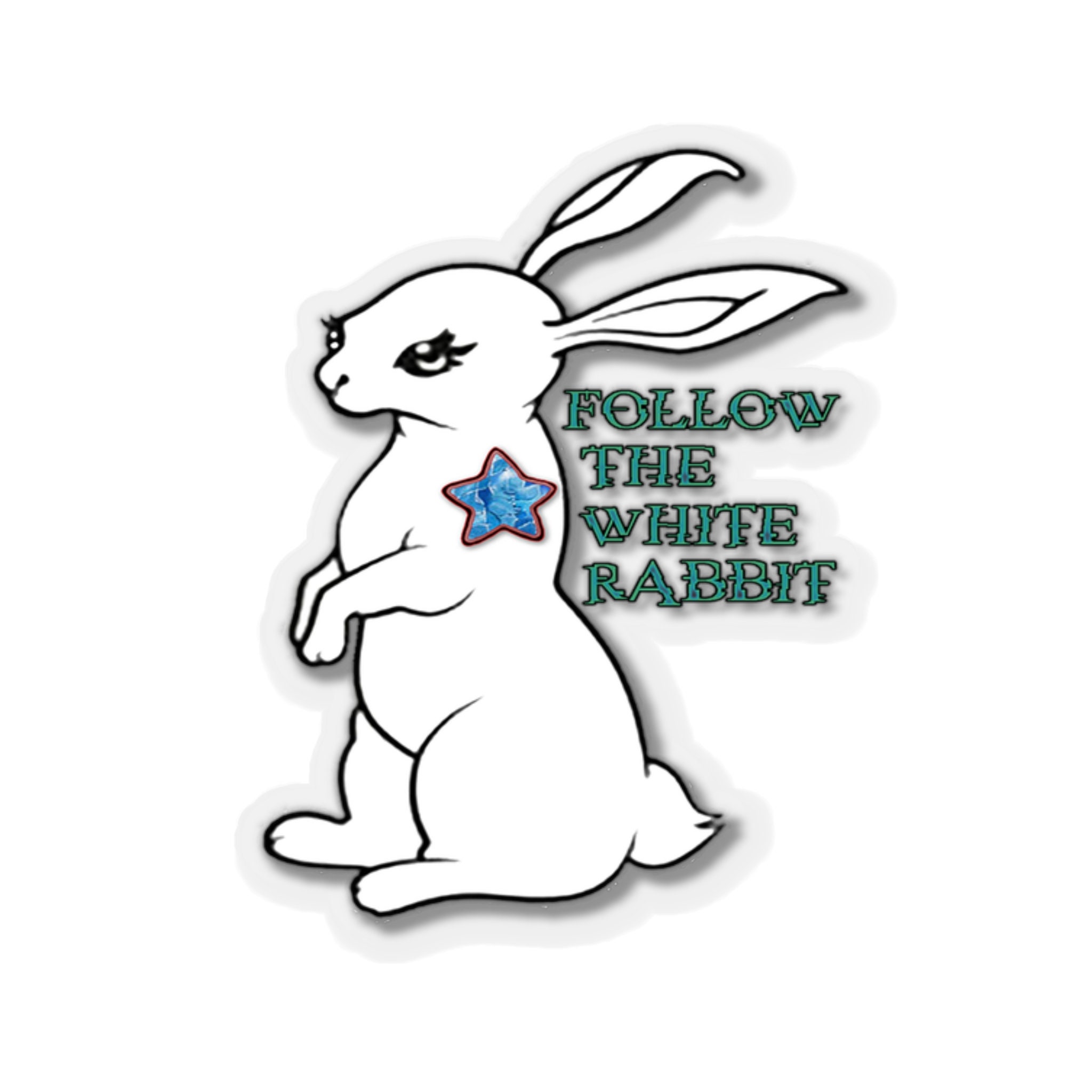 White Bunny Follow the Rabbit Matrix Rabbit Matrix Bunny Cute White ...