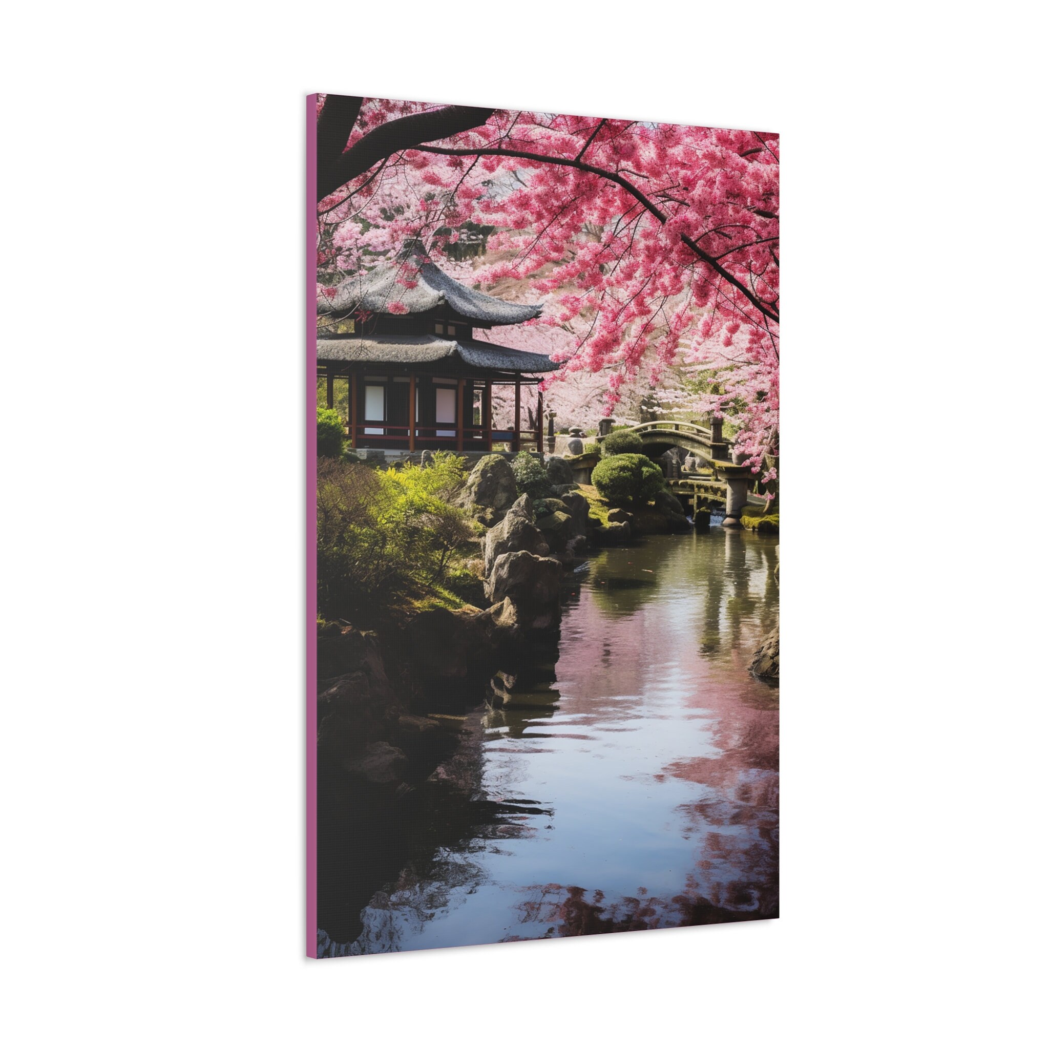 Cherry Blossom Poster Japanese Print Classic Gift Cherry Blossoms ...
