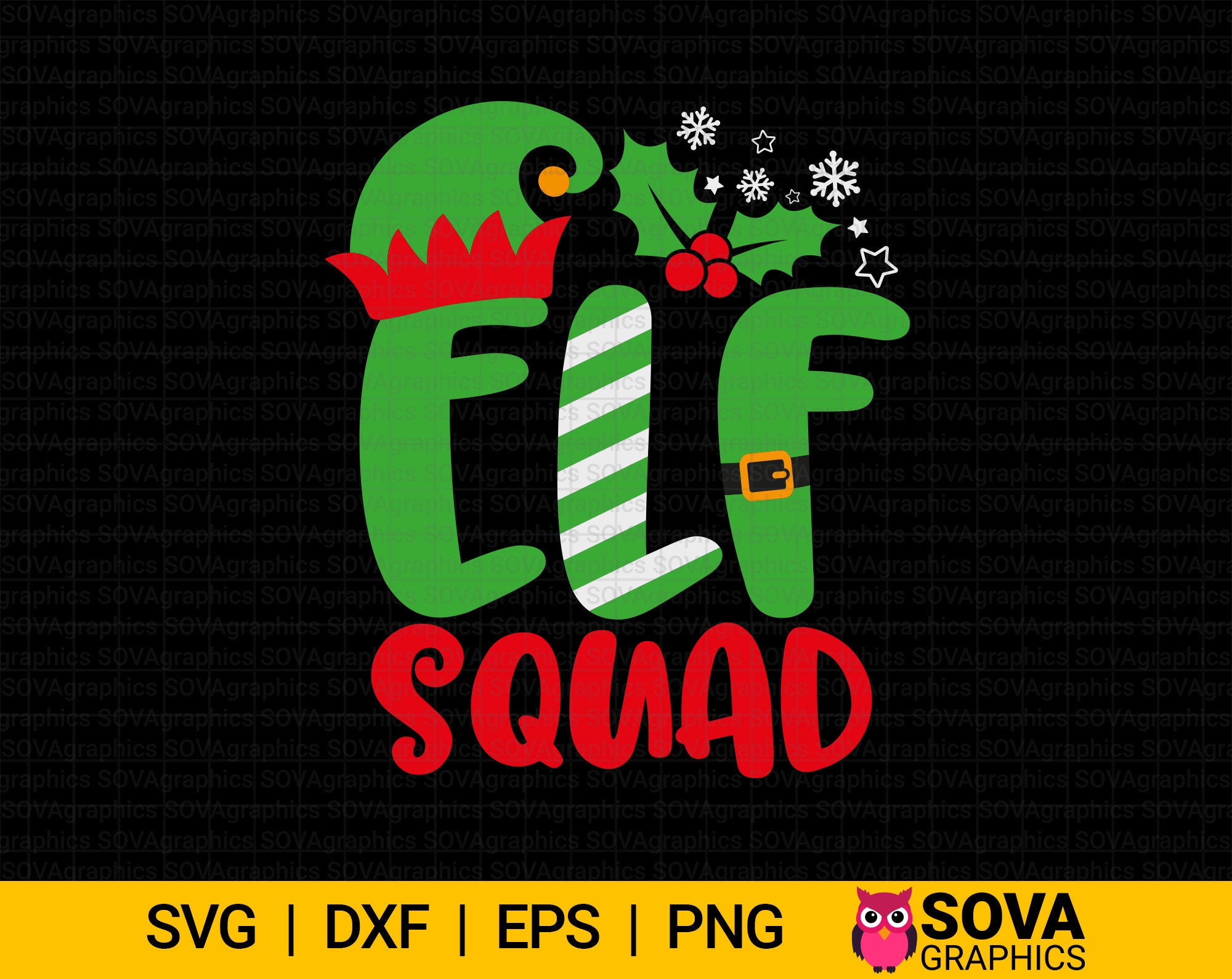 Elf Squad Svg Christmas Svg Elf Hat Svg Christmas Squad - Etsy