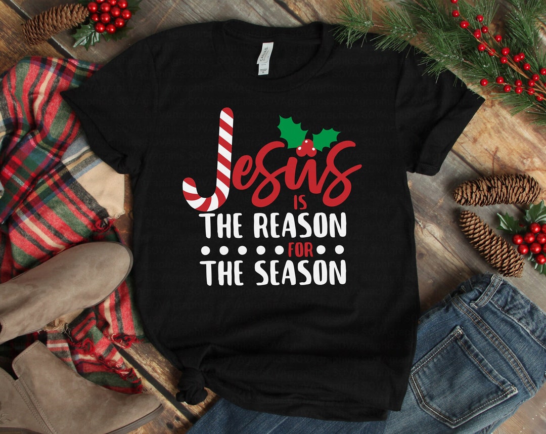 Christmas Svg, Jesus is the Reason for the Season Svg, Jesus Svg ...