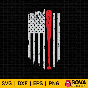 Baseball Svg, USA Baseball Flag Svg, Grunge Svg, Distressed Svg, Flag ...