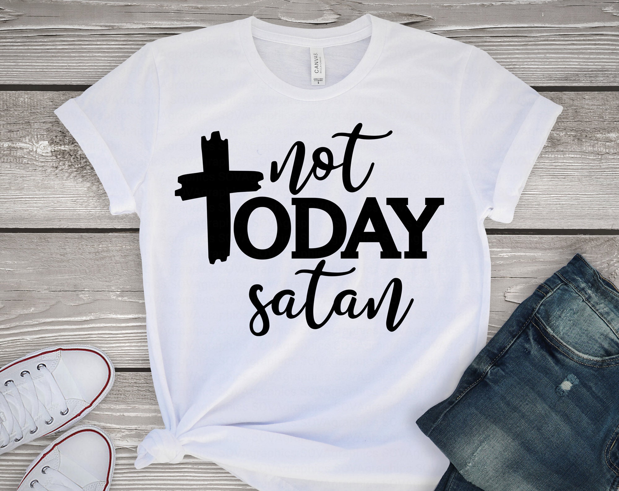 Not Today Satan Svg Easter Svg Cross Svg Religious Svg - Etsy