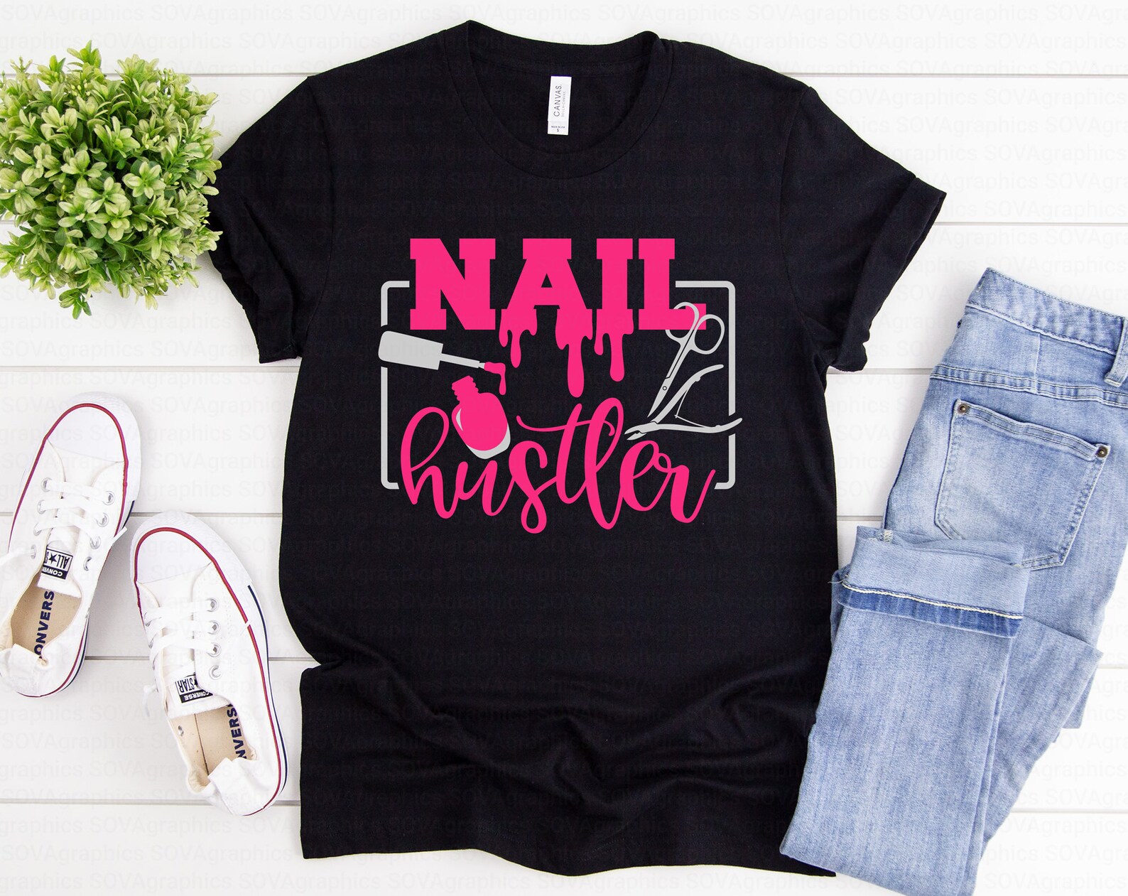 Nail Hustler Svg, Nail Artist Svg, Manicure Stylist Svg, Love Nails Svg ...