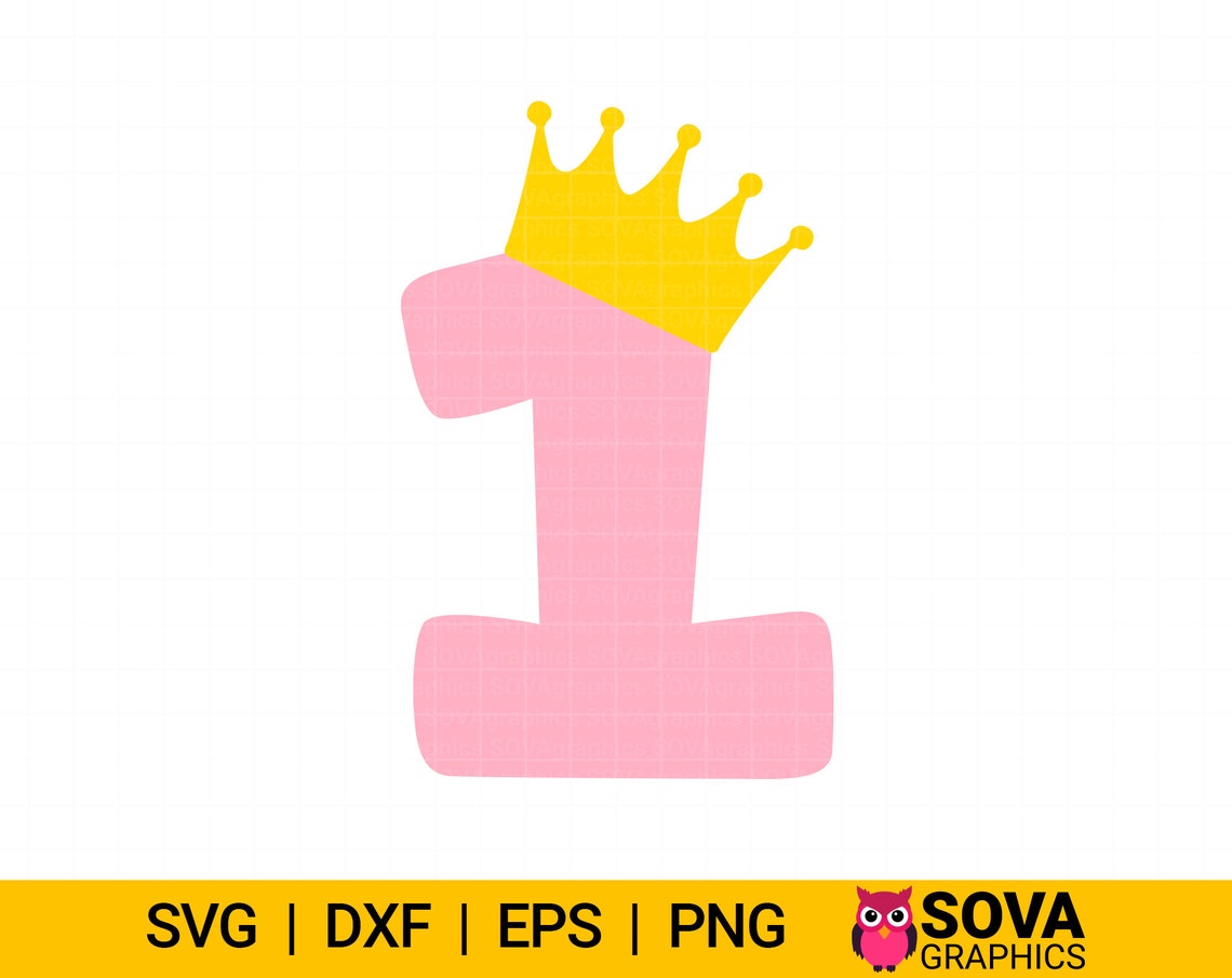 First Birthday Svg 1st Birthday Svg One Year Old Svg Eps - Etsy