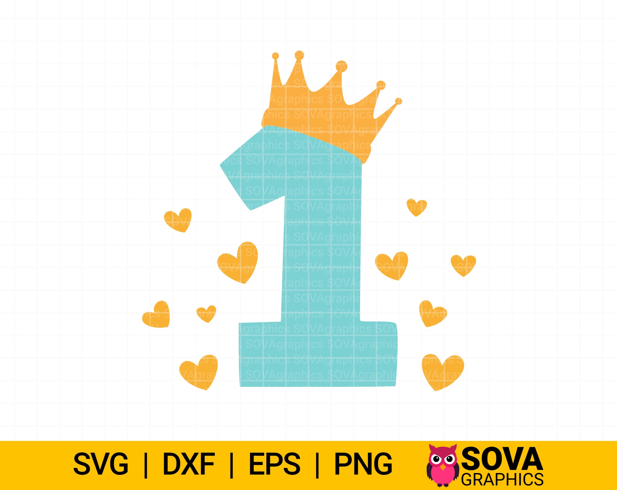 1st Birthday Svg, First Birthday Svg, Happy Birthday Svg, One Year Old ...