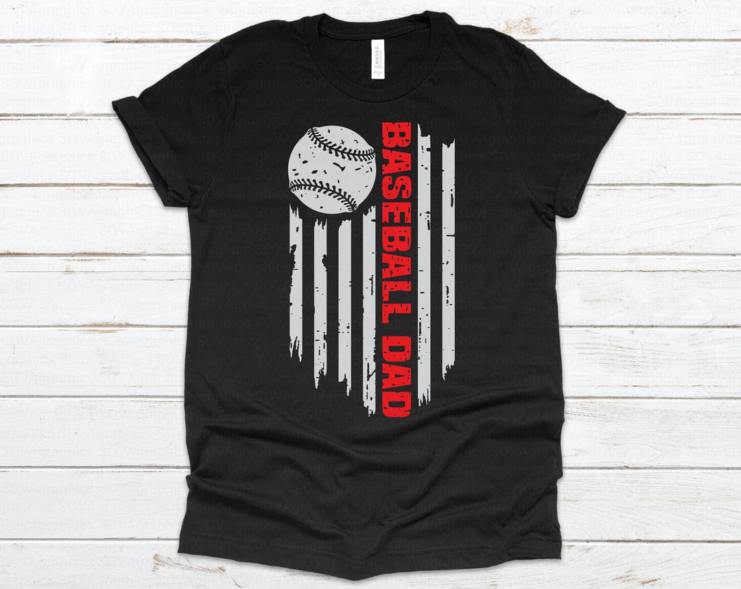 Baseball Dad Svg, Baseball Flag Svg, Baseball Dad Flag Svg, USA Grunge ...