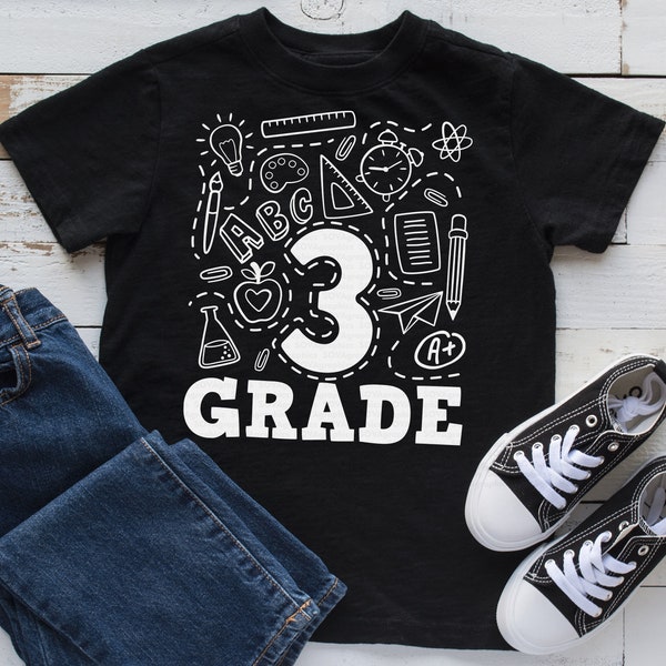Third Grade Svg - Etsy