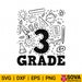 Third Grade Svg 3rd Grade Svg Back to School Svg First Day - Etsy