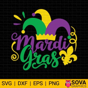 Mardi Gras Svg, Fat Tuesday Svg, Mardi Gras Shirt, Jester Hat Svg ...