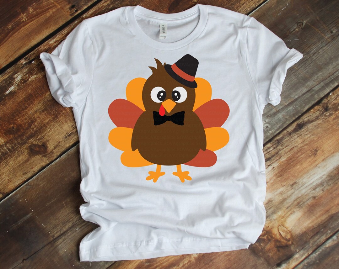 Turkey Svg, Boy Turkey Svg, Thanksgiving Svg, Little Turkey Svg, Turkey ...