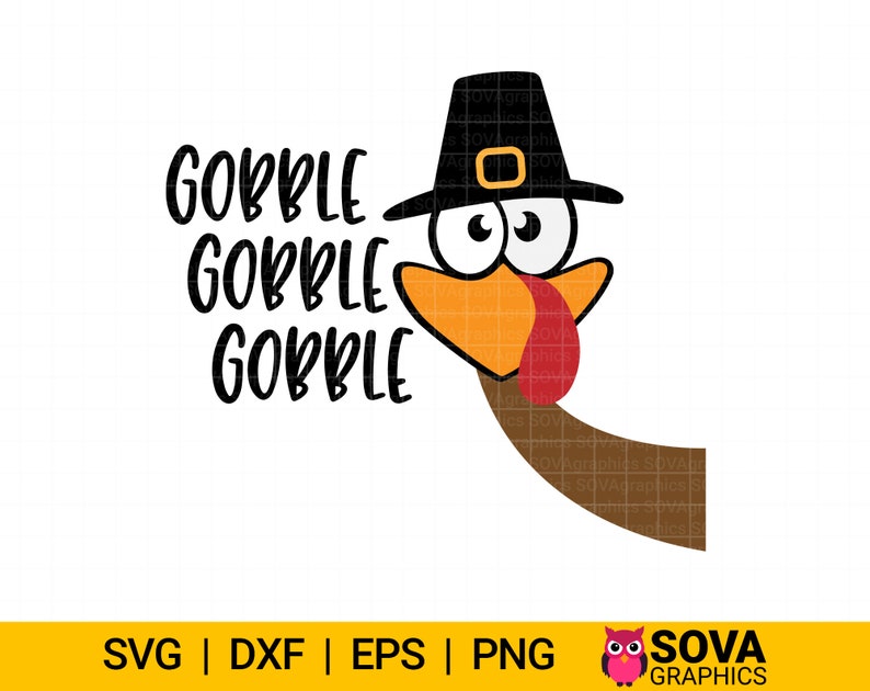 Gobble Svg, Turkey Boy Svg, Thanksgiving Svg, Turkey Svg, Funny Svg ...
