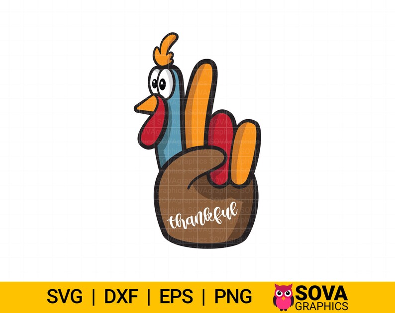 Peace Sign Turkey Png, Thankful Png, Thanksgiving Day Png, Turkey Shirt ...