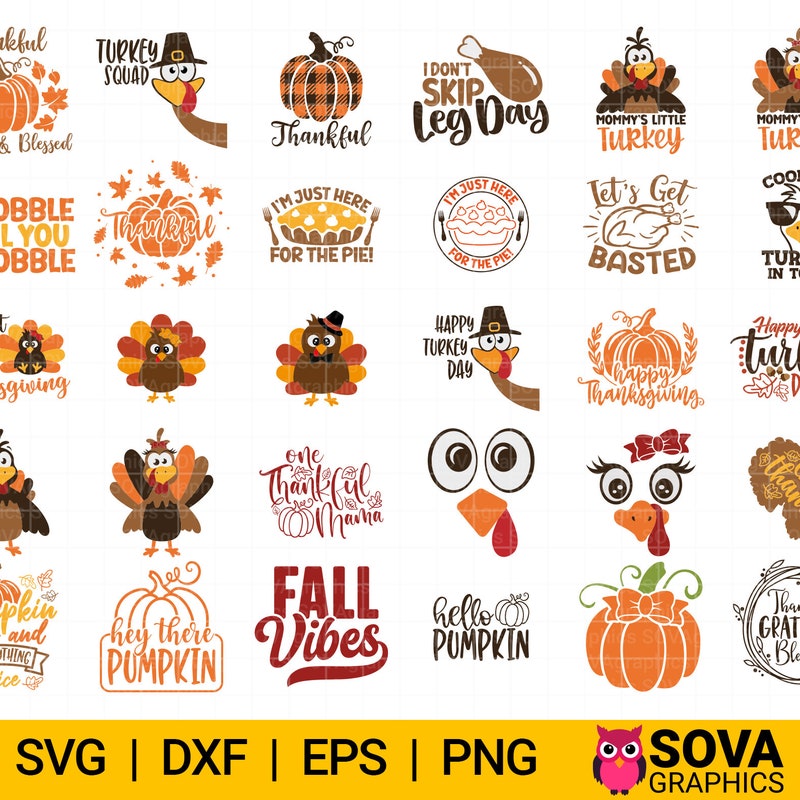 Thanksgiving Svg - Etsy