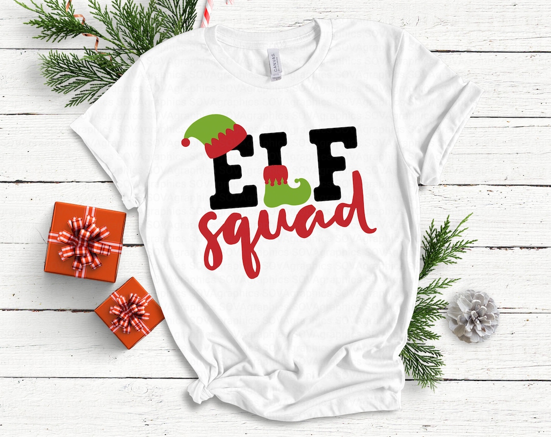 Elf Squad Svg, Elf Svg, Christmas Svg, Santa Squad Svg, Elf Hat Svg ...