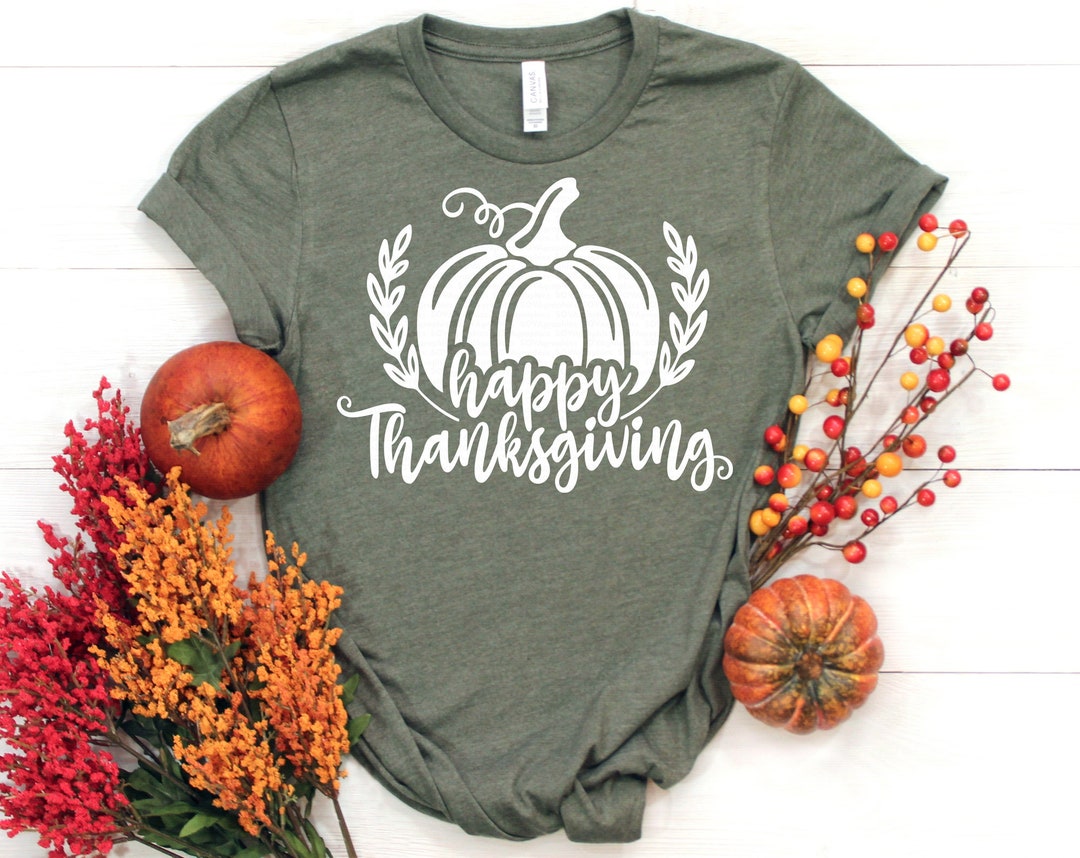 Happy Thanksgiving Svg, Pumpkin Svg, Fall Svg, Thanksgiving Svg ...