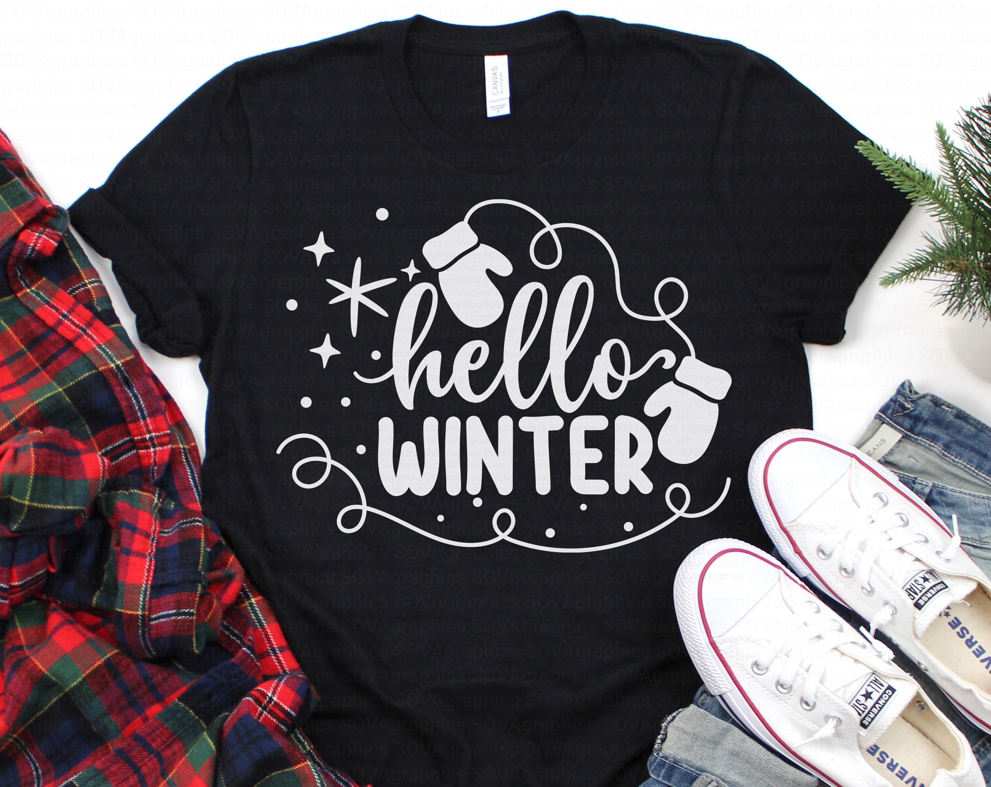 Hello Winter Svg, Winter Svg, Christmas Svg, Winter Quote Svg, Winter ...