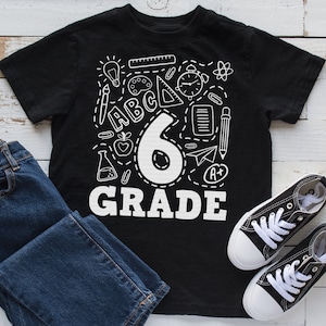 Sixth Grade Svg, 6th Grade Svg, Back to School Svg, First Day of School ...