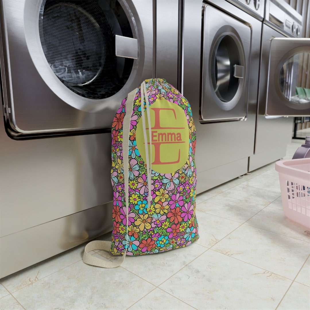 Personalized Laundry Bag College Monogrammed Laundry Bag for College ...