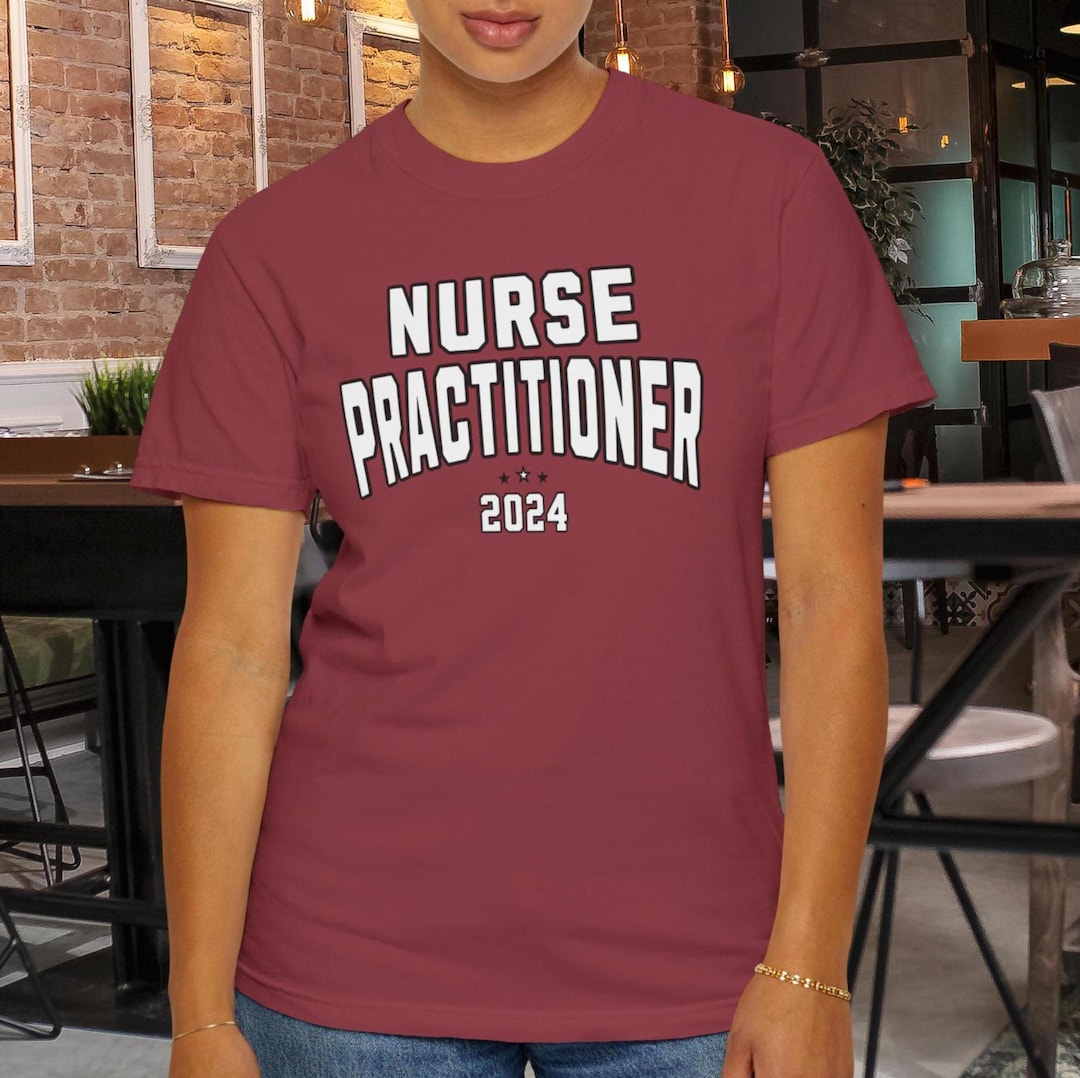 Personalized Nurse Practitioner Shirt Comfort Colors® NP Gifts Custom ...
