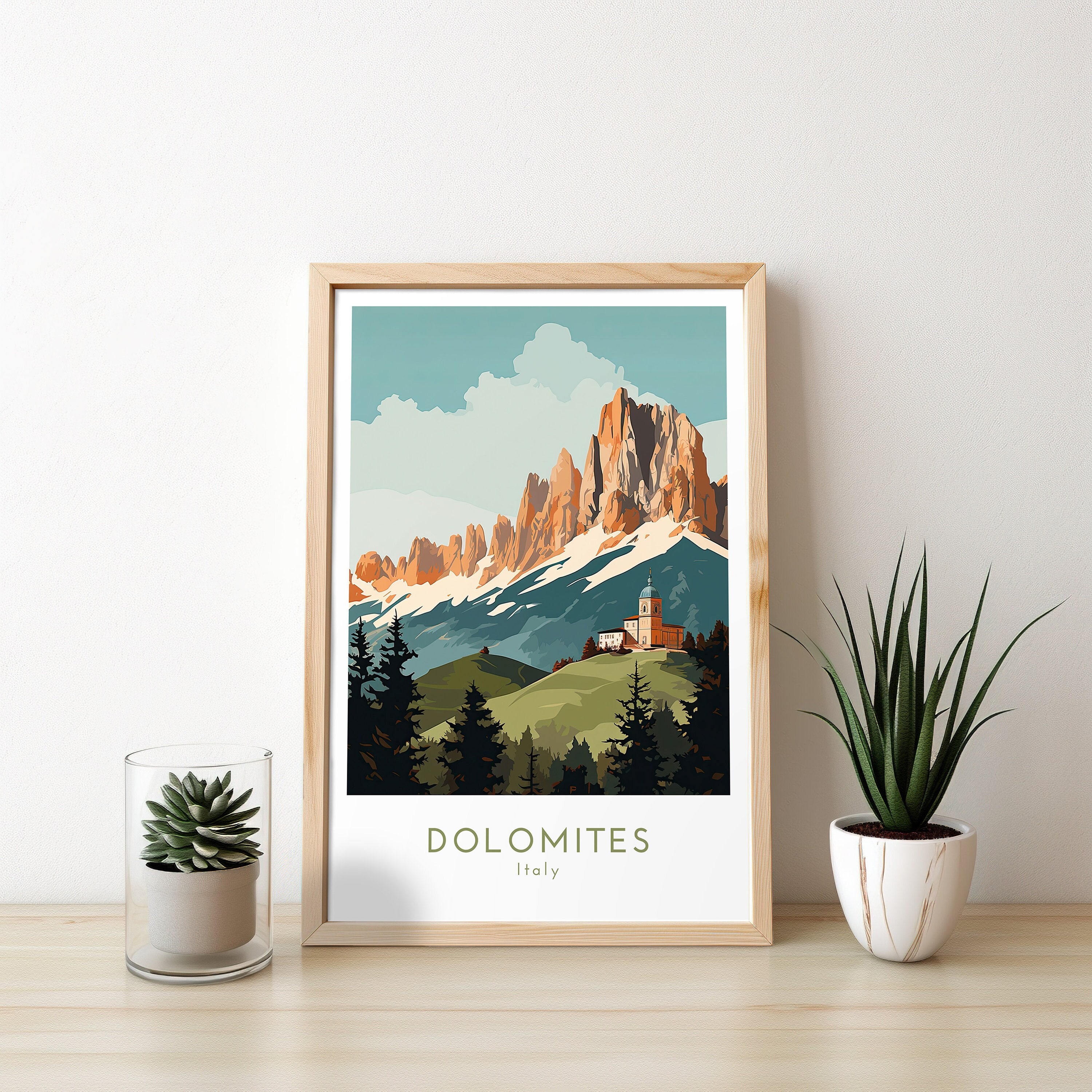 Dolomites Travel Print - Dolomites Poster, Italy Poster, Tre Cime Di ...
