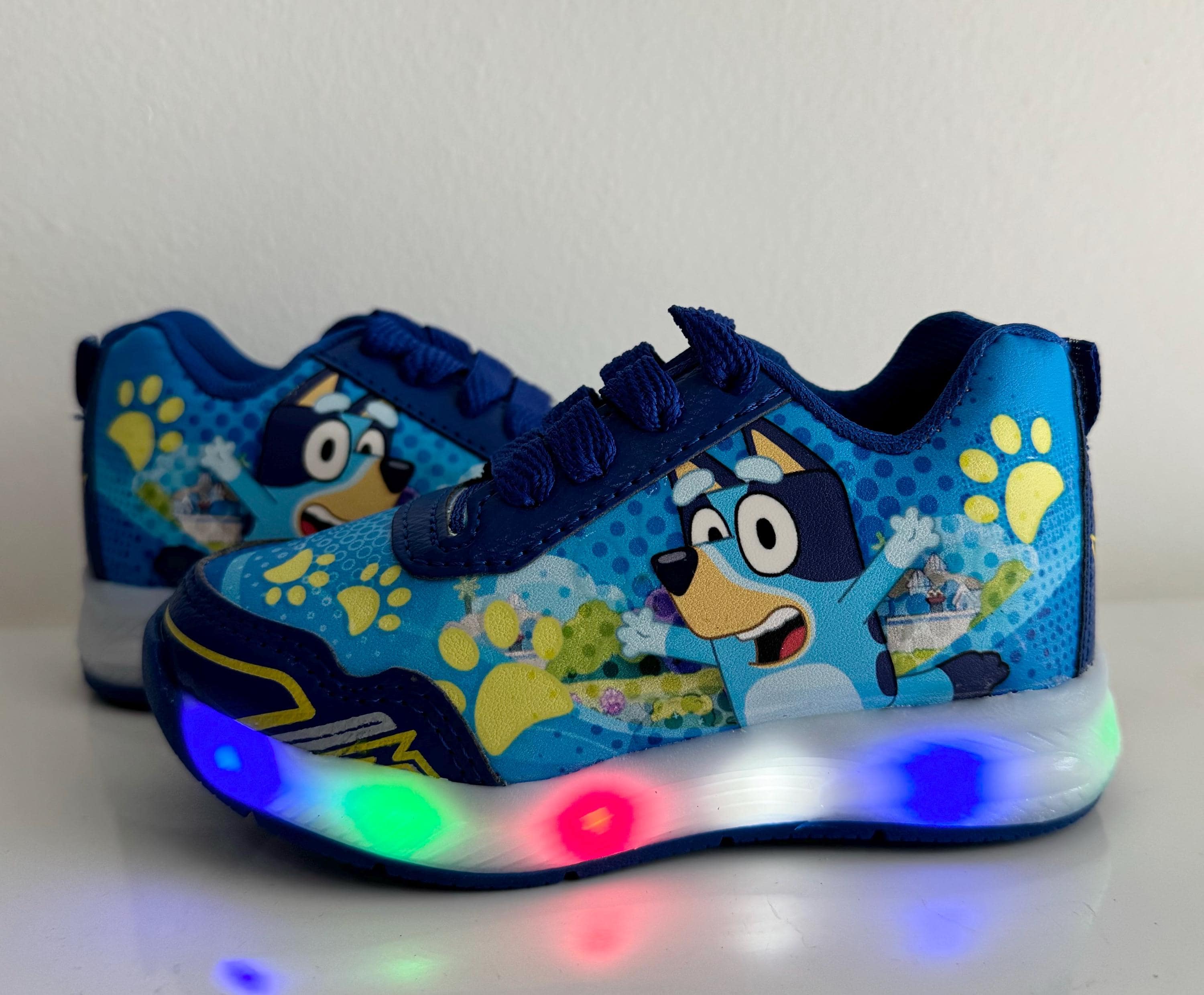 Bluey Cartoon Inspired, Light up Sneakers - Etsy