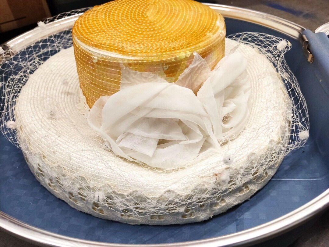 Vintage Whittall & Shon Western Collection Sun Hat 22.5” Headsize With ...