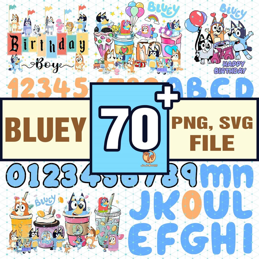 Bluey Png PNG Bundle Bluey All Characters Bluey Clipart - Etsy