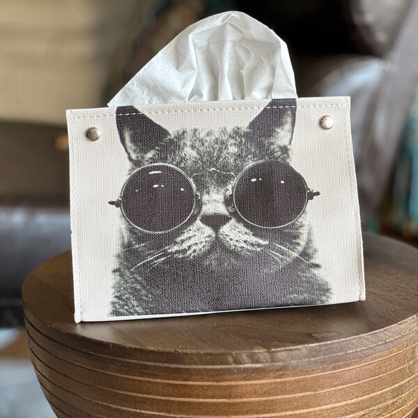 Cat Tissue Box Holder - Etsy