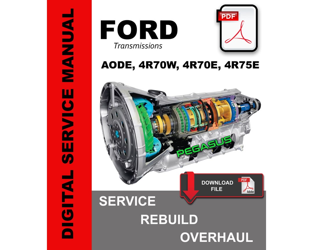 Ford AODE 4R70W 4R70E 4R75E Transmission Service Repair - Etsy