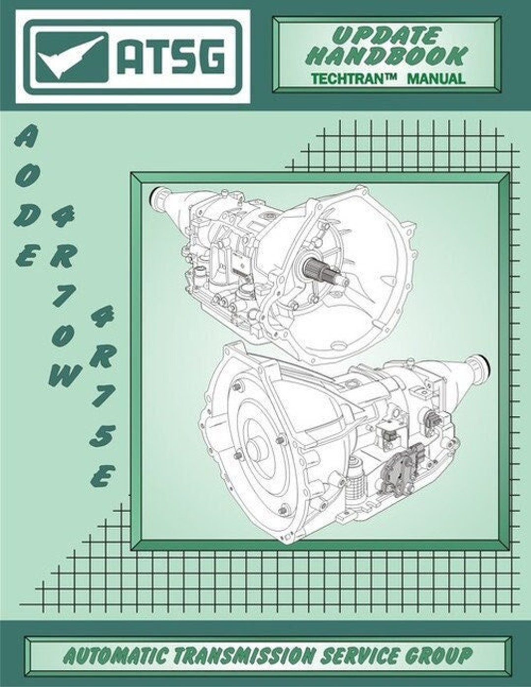 Ford AODE 4R70W 4R70E 4R75E Transmission Service Repair Rebuild Manual ...